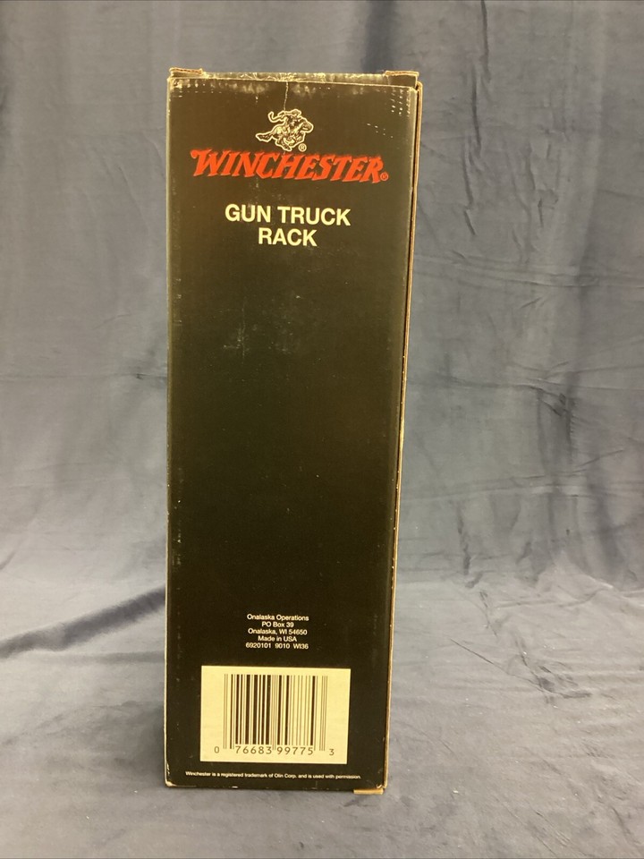 Winchester Gun Truck Rack Holds 2 Adjustable Height Open Box | eBay