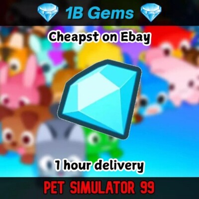 Pet Simulator 99 - Gems - (PS99/Pet Sim 99) - 1 Billion Gems ( 1b Gems ...