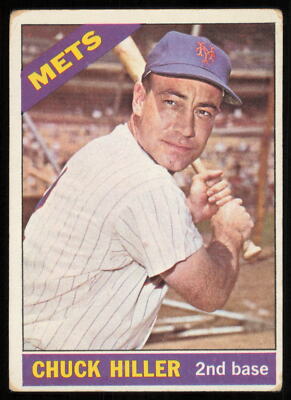 1966 Topps #154 Chuck Hiller New York Mets | eBay