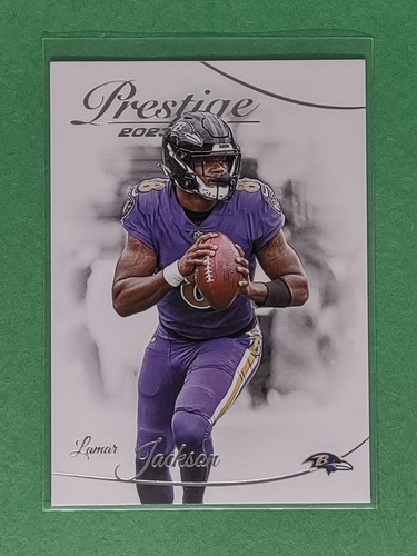 Lamar Jackson 2023 Panini Prestige Football Card #24 Baltimore Ravens ...