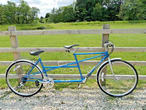 Orbit Tandem Traditional Steel Frame 700c Wheels Mudguards + Rack ...