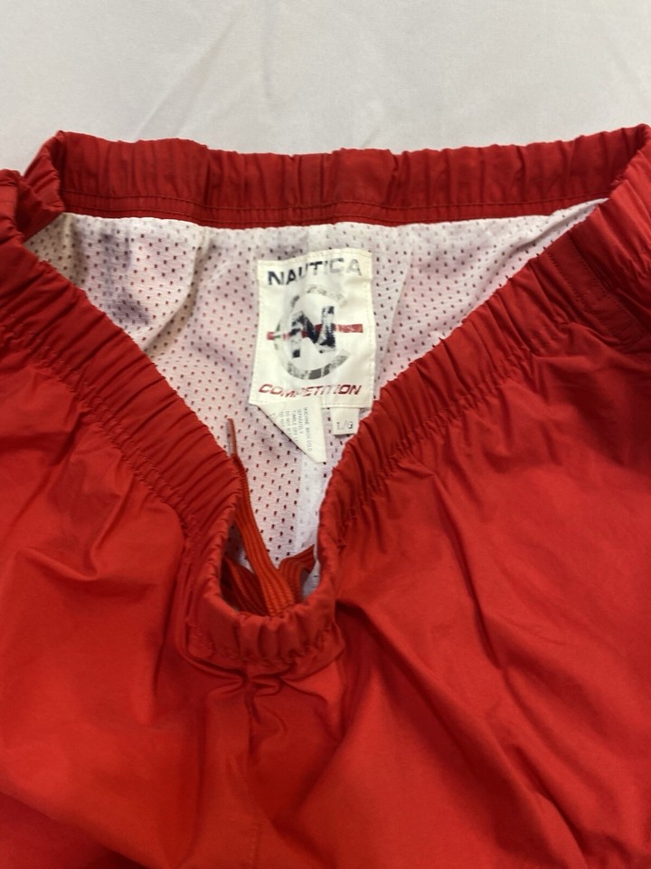 vintage nautica competition track pants xl | eBay