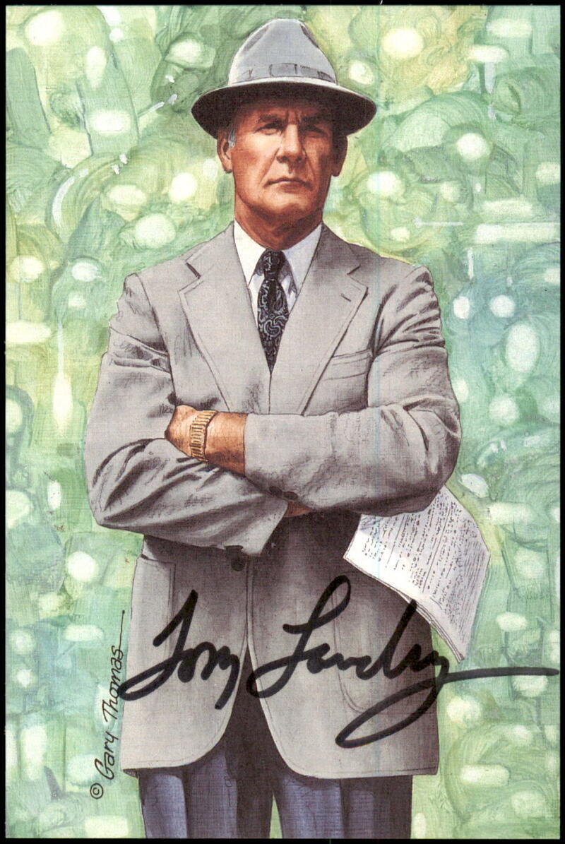 Tom Landry Autographed Memorabilia | Signed Photo, Jersey, Collectibles ...