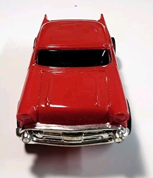 Vintage Tyco Red 1957 Chevy Bel Air HO Slot Car HP 440-X2 Chassis No ...