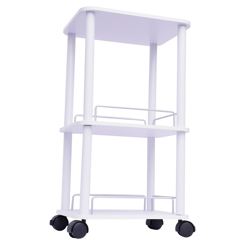 For Cavitation Beauty Machine Instrument Rolling Cart Salon SPA Trolley ...