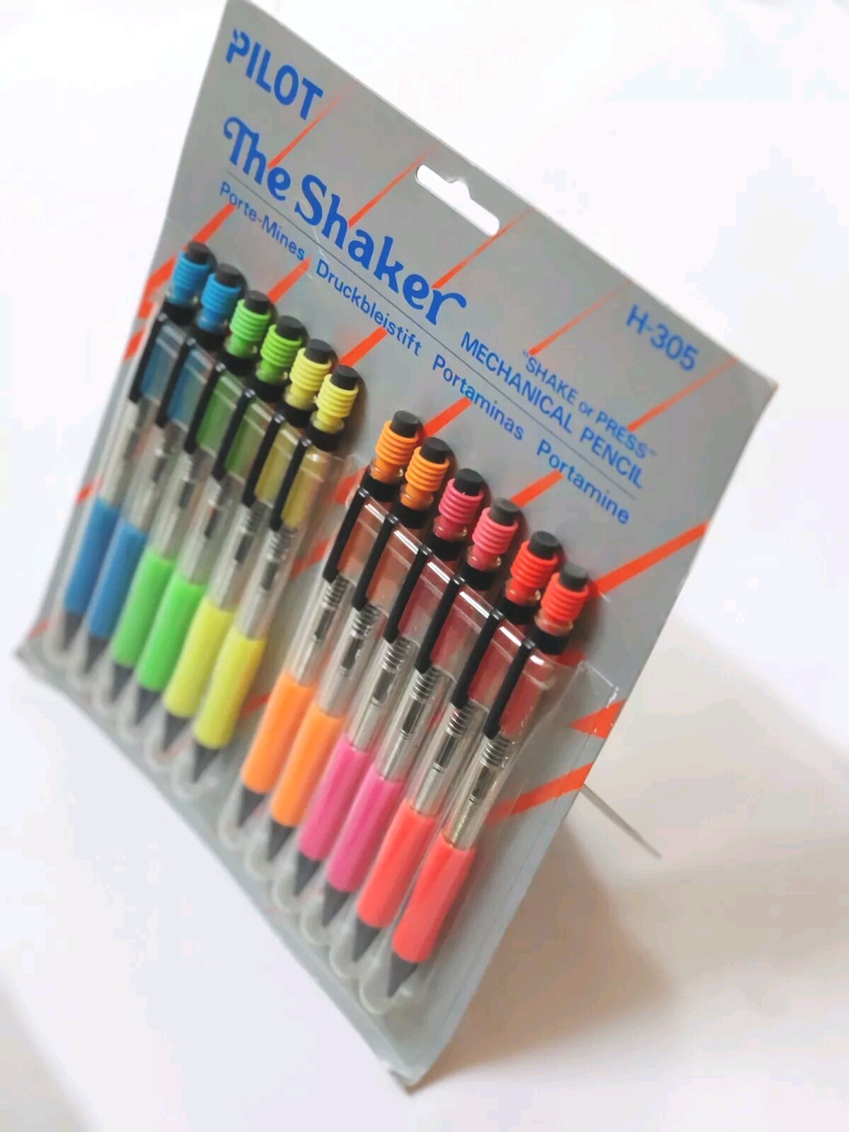 Pilot Shaker H-305 Vintage New 12 Meachanical Pencil Rare Set Multi ...