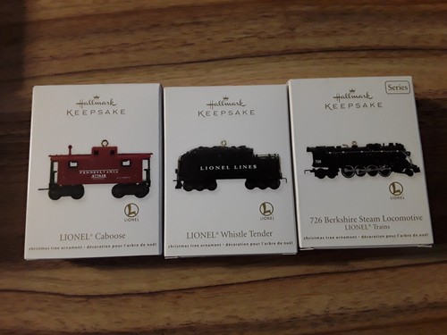 Hallmark Ornament Lionel Train Set 726 Berkshire Steam Loco-Tender-PRR ...