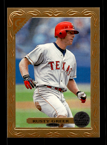 1997 Topps Gallery - Rusty Greer #PPI-94 Players Private Issue /250 for ...