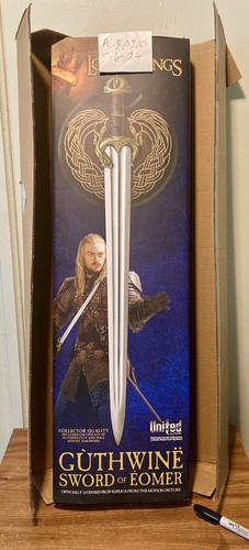 Lord Of The Rings Guthwine, Eomer’s Sword United Cutlery New Two Towers ...