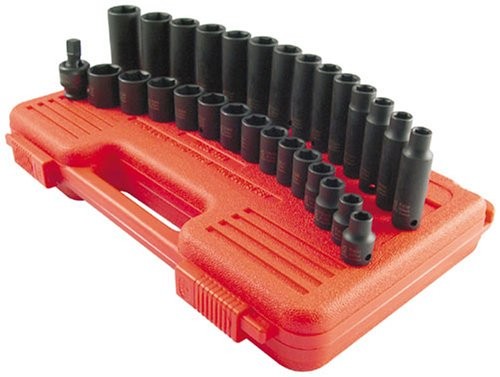 Sunex 3329 Tools 29-piece 3/8 In. Drive Metric Master Impact Socket Set ...