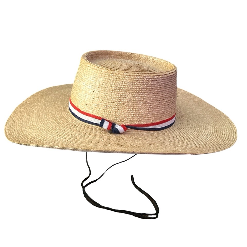 Campesino Chile Gaucho Wide Brim Woven Straw Hat Chupalla Chilean ...