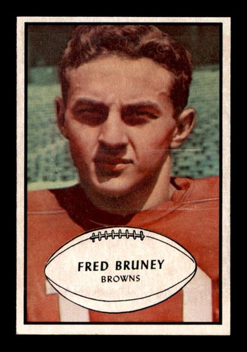 1953 Bowman #49 Fred Bruney SP RC EXMT X3160572 | eBay