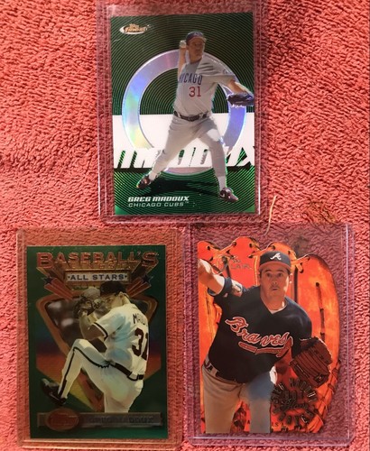 Greg Maddux Topps Finest Refractor & Card Lot | eBay
