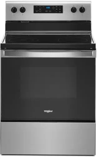 Whirlpool WFE515S0JS 30 Inch Freestanding Electric Range 5.3 cu ft ...