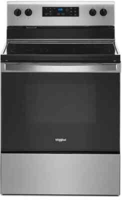 Whirlpool WFE515S0JS 30 Inch Freestanding Electric Range 5.3 cu ft ...
