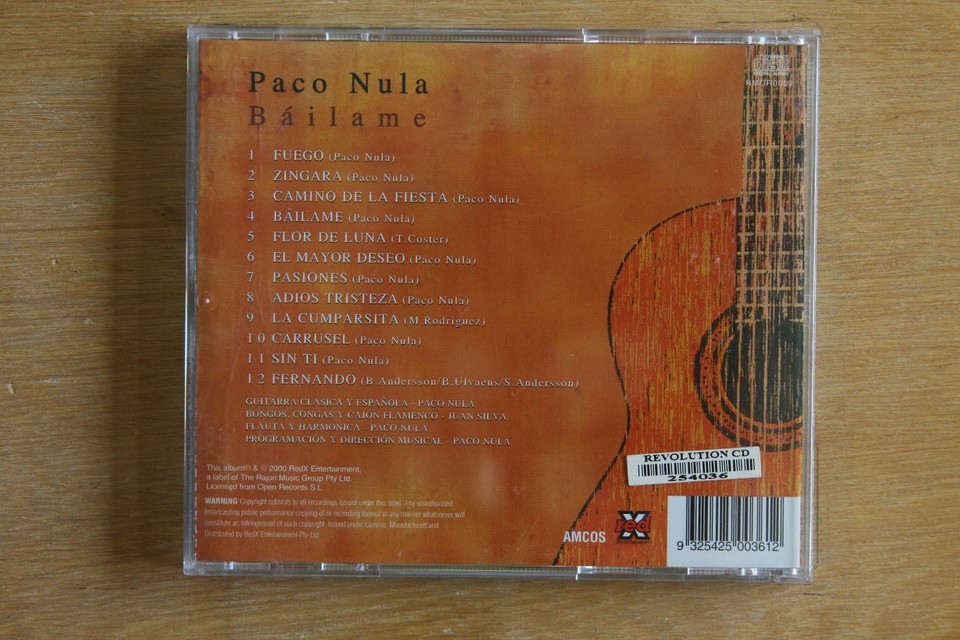 Paco Nula ‎– Bailame (Box C625) | eBay
