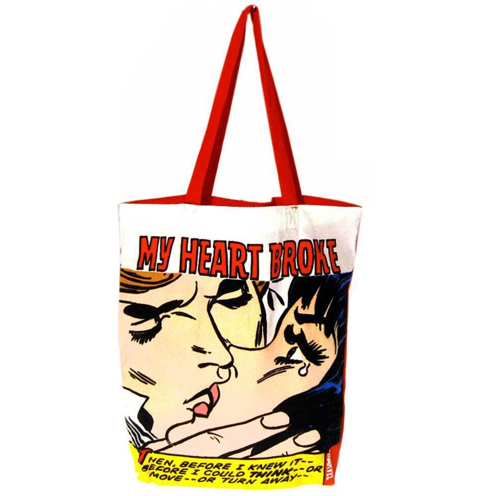 Girls Genuine Marvel Comics Cotton Tote Shopping Bag Travel *SALE ...