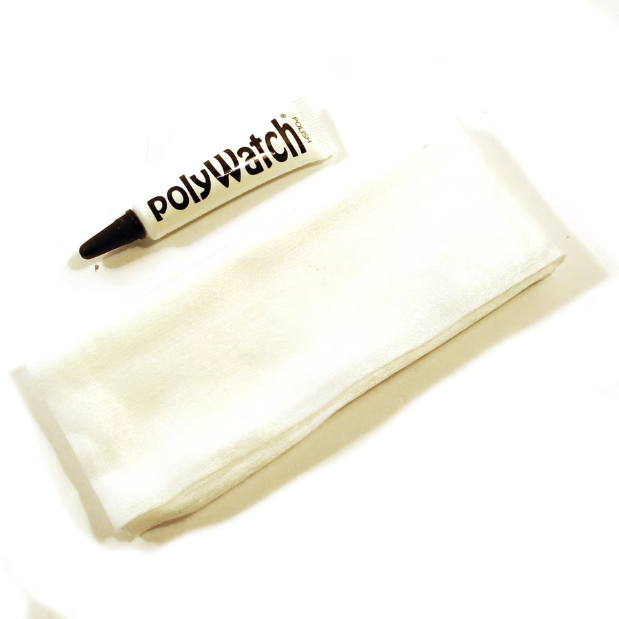 POLYWATCH GLASS POLISH REPAIR SCRATCH REMOVER for PLASTIC GLASS WATCH ...