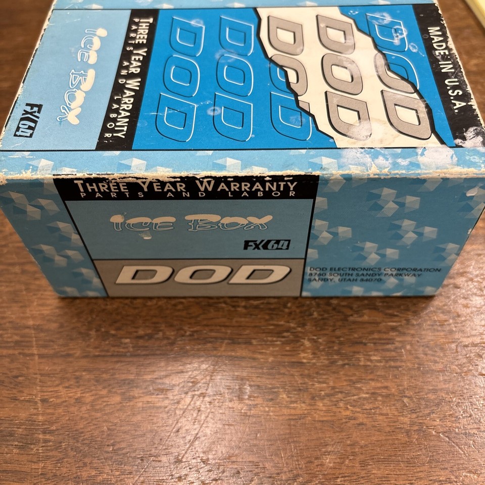 DOD Made In USA FX64 ICE BOX Stereo Guitar Effect Pedal | eBay