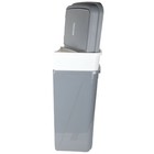 90L Kitchen Bin. Dual Compartment Rubbish & Recycling - Plastic Laundry ...