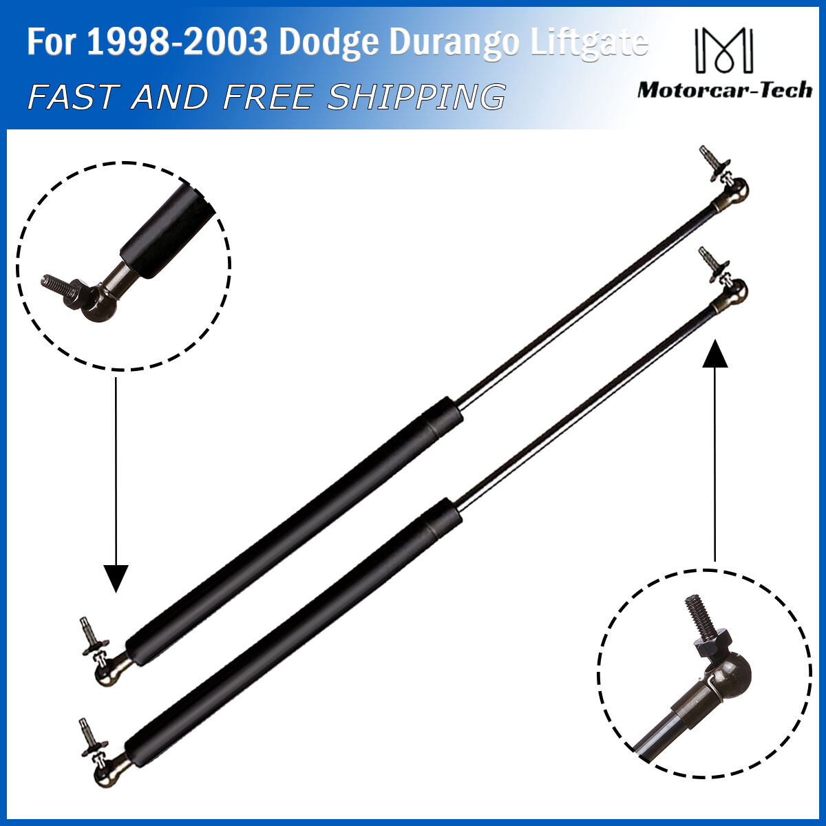 Pair 2 For Dodge Durango 1998-2003 Rear Liftgate Hatch Lift Supports ...