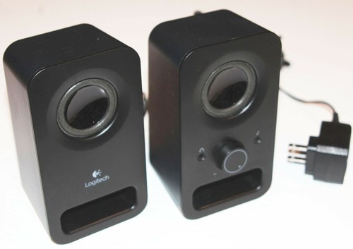Logitech Z150 Wired Computer Speakers Set Pair S-00134 w/ Power Supply ...