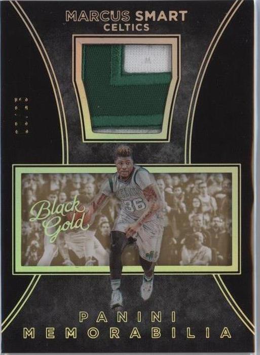 2015-16 Panini Black Gold - Memorabilia Marcus Smart #39 Prime /25 (MEM ...