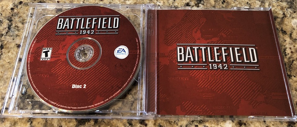 Battlefield 1942 (2002) EA Games 2- Disc Set. No Artwork On Front. | eBay