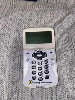 TURNING TECHNOLOGIES RESPONSE CARD LCD NXT RCXR-02 CLICKER | eBay