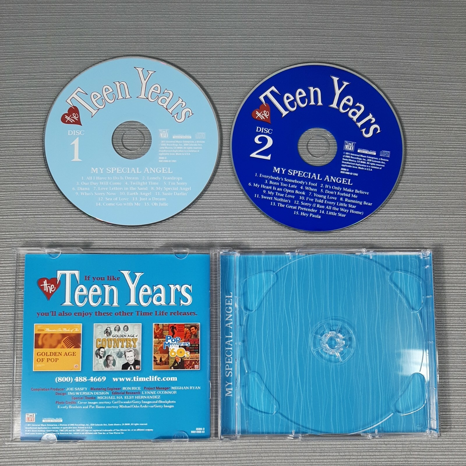 2 Time Life CD Sets "The Teen Years" Dream Lover & My Special Angel 2CD ...