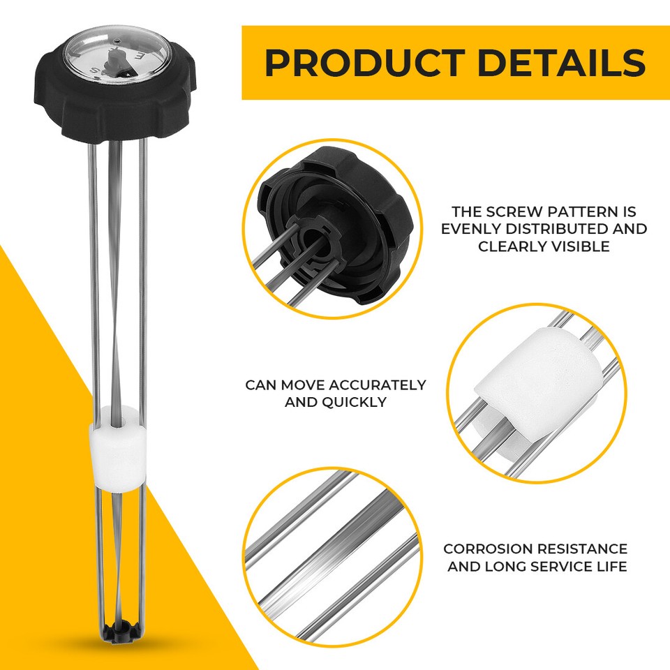 1240119 For Polaris Ranger 16" Fuel Gas Cap Gauge 400 500 700 TM UTV ...