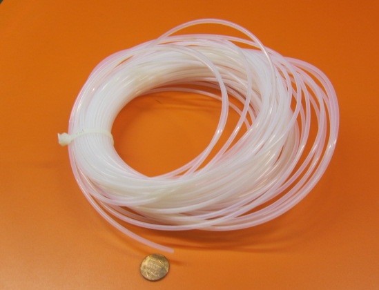 PTFE AWG11 Spaghetti Tubing .119" OD x .095" ID x .012" Wall x 100 Ft ...