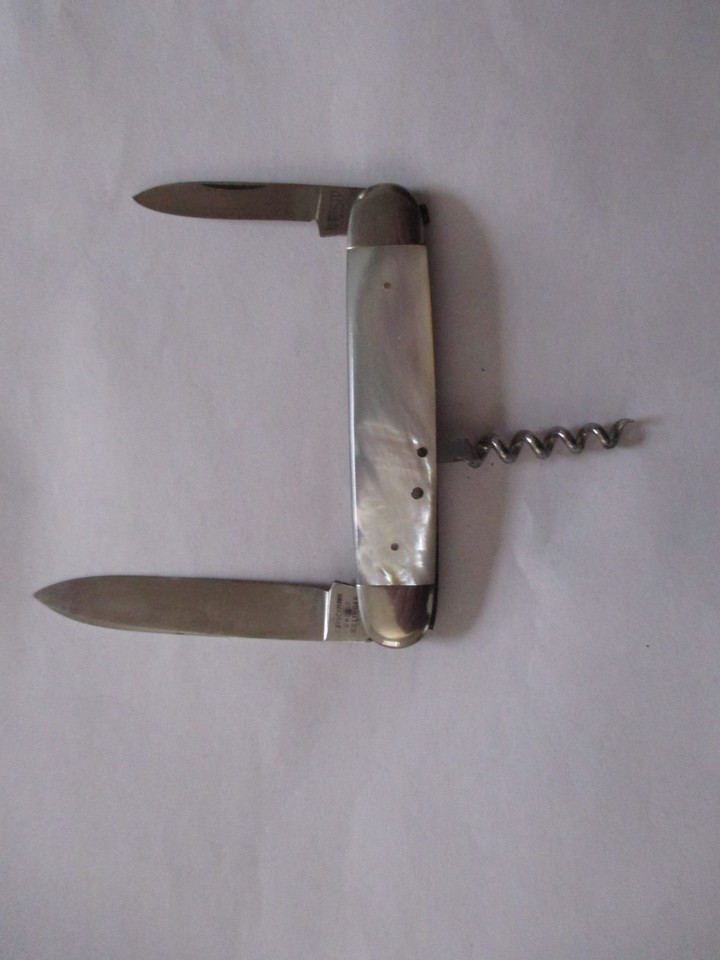 MANN E BRUCKMANN Bartenders Knife Made in Solingen Germany MOP Exc ...