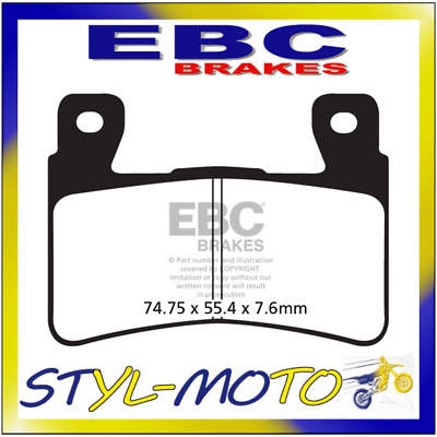 FA296HH Pastillas Sinterizadas Anteriores EBC Hyosung GT 650 I Naked ...