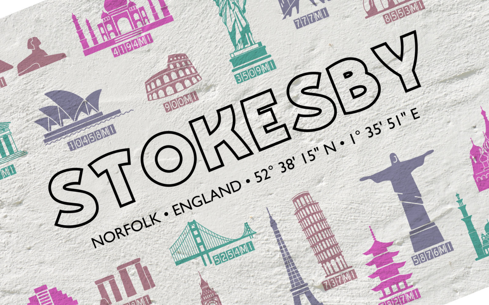 A3 PRINT - Stokesby, Norfolk, England - World Landmarks | eBay UK