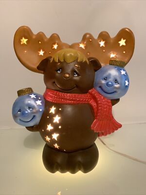 Clay Magic Christmas Mold Jack The Moose Rare Ceramic Holliday ...