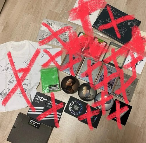 Big Bang Signed Merchandise Album taeyang GD Daesung Top Choi Seung ...