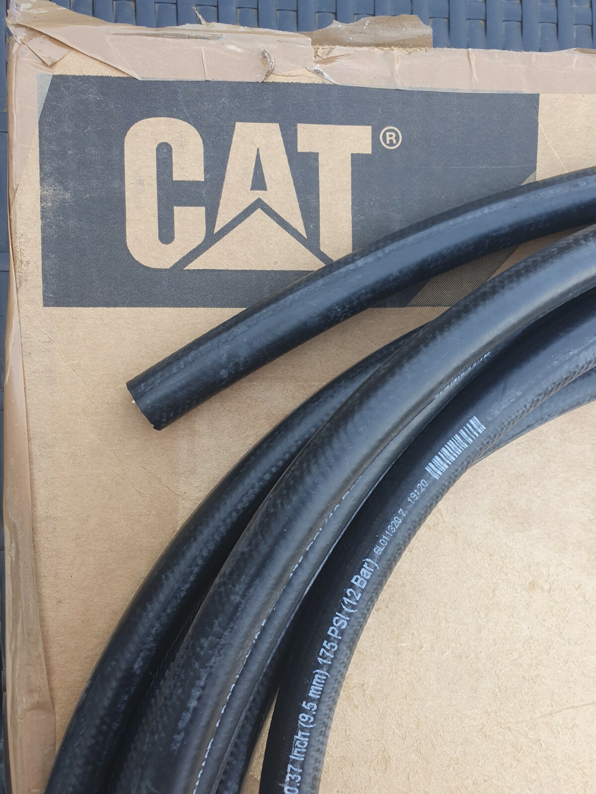 GENUINE CATERPILLAR CAT HOSE 9.5mm Fuel System Part NO 347-8645: length ...