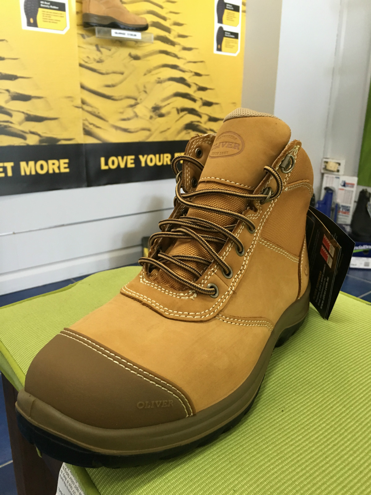 Oliver Footwear - WB 34 Wheat Zip Sided Ankle Boot Safety (OL34662) | eBay