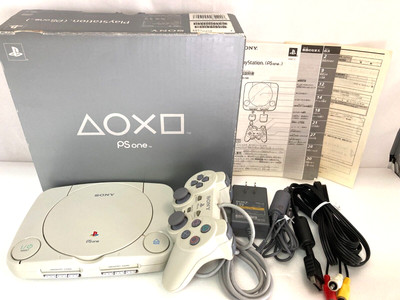 Sony PSOne Console w/ BOX SCPH 100 PlayStation set Japanver NTSC-J ...