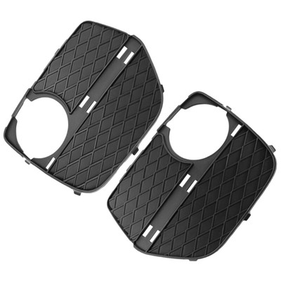 Pair Car Front Bumper Fog Light Grille Cover for E71 51117312605 ...