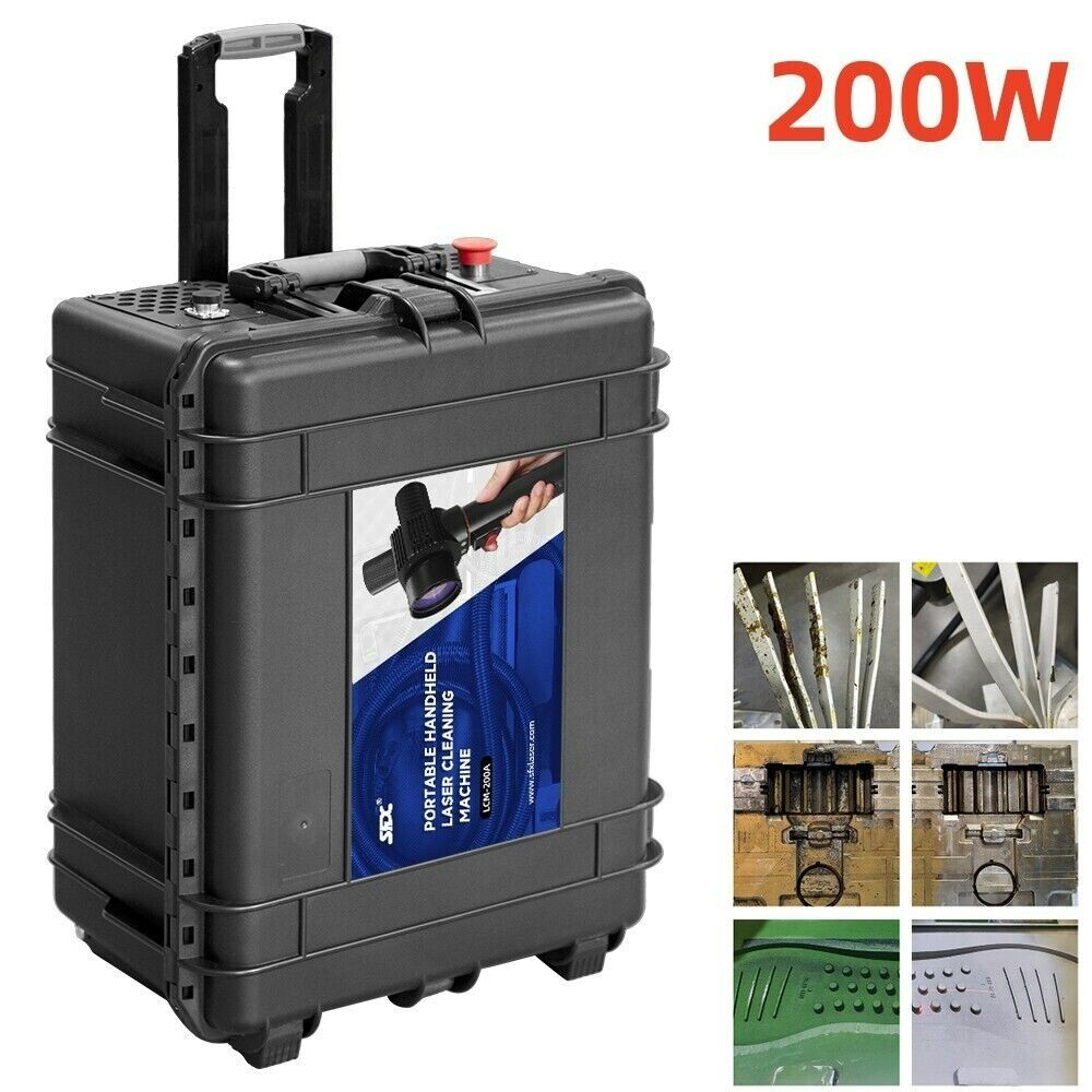 Auto Paint Cleaner Paint Remover Tool for Metal 200Watt Laser Cleaning ...