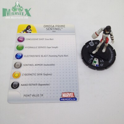 Heroclix Giant Size X-Men set Omega Prime Sentinel #003 Common figure w ...