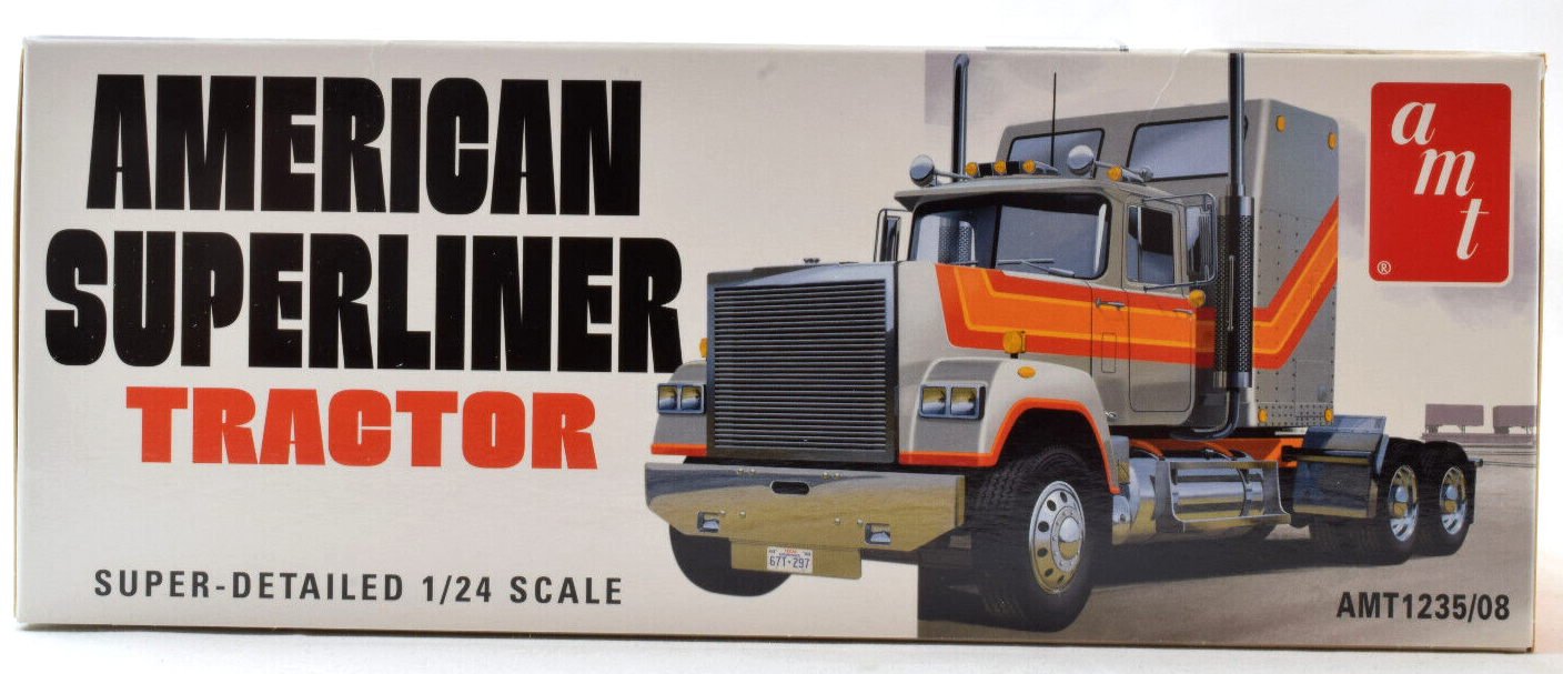 AMT American Superliner Semi Tractor 1:24 Scale Plastic Model Truck Kit ...