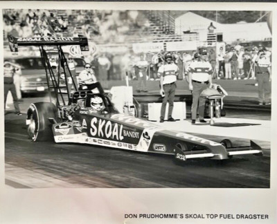 "VRHTF AWESOME DON "THE SNAKE" PRUDHOMME TOP FUEL DRAGSTER 8 1/2" X 11 ...