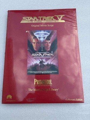 1994 Star Trek V The Final Frontier Premiere Original Movie Script Book ...