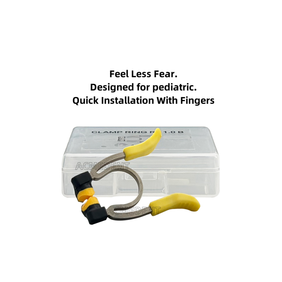 Pediatrics Dental Titanium Ring Matrix Clamp Kids Clip NITI Seperator ...