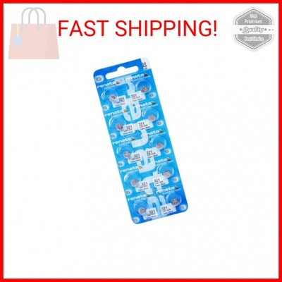 Renata 321 SR616SW Batteries - 1.55V Silver Oxide 321 Watch Battery (10 ...