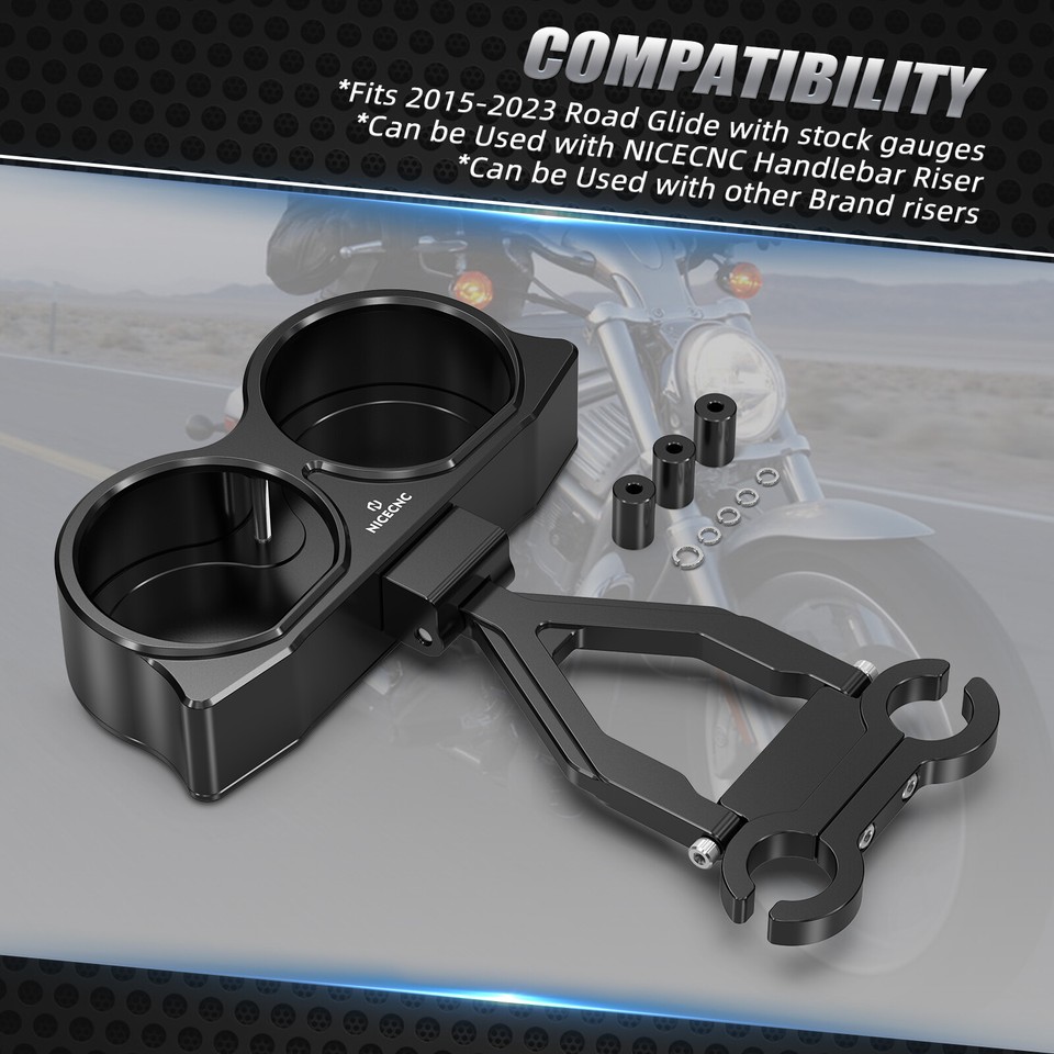 Gauges Relocation Mount Bracket Kit For Harley Road Glide Special ...