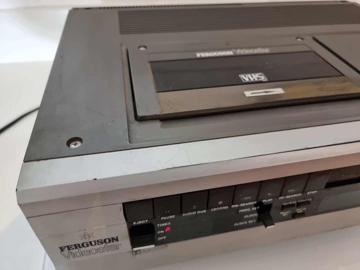 Vintage Ferguson Videostar 3V29 VCR Toploader VHS Player Retro *Time ...